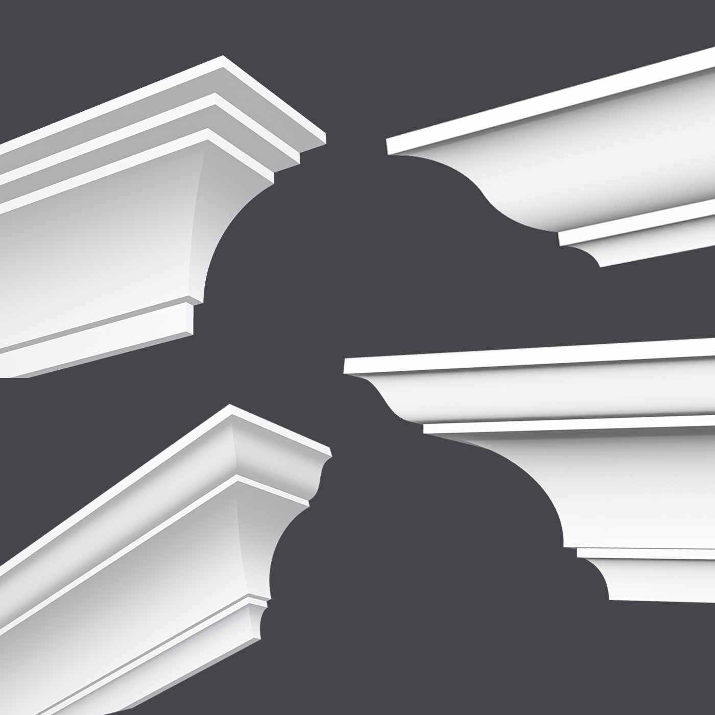 Styrofoam Crown Mouldings – Styrofoam Plaster Coated Crown Mouldings