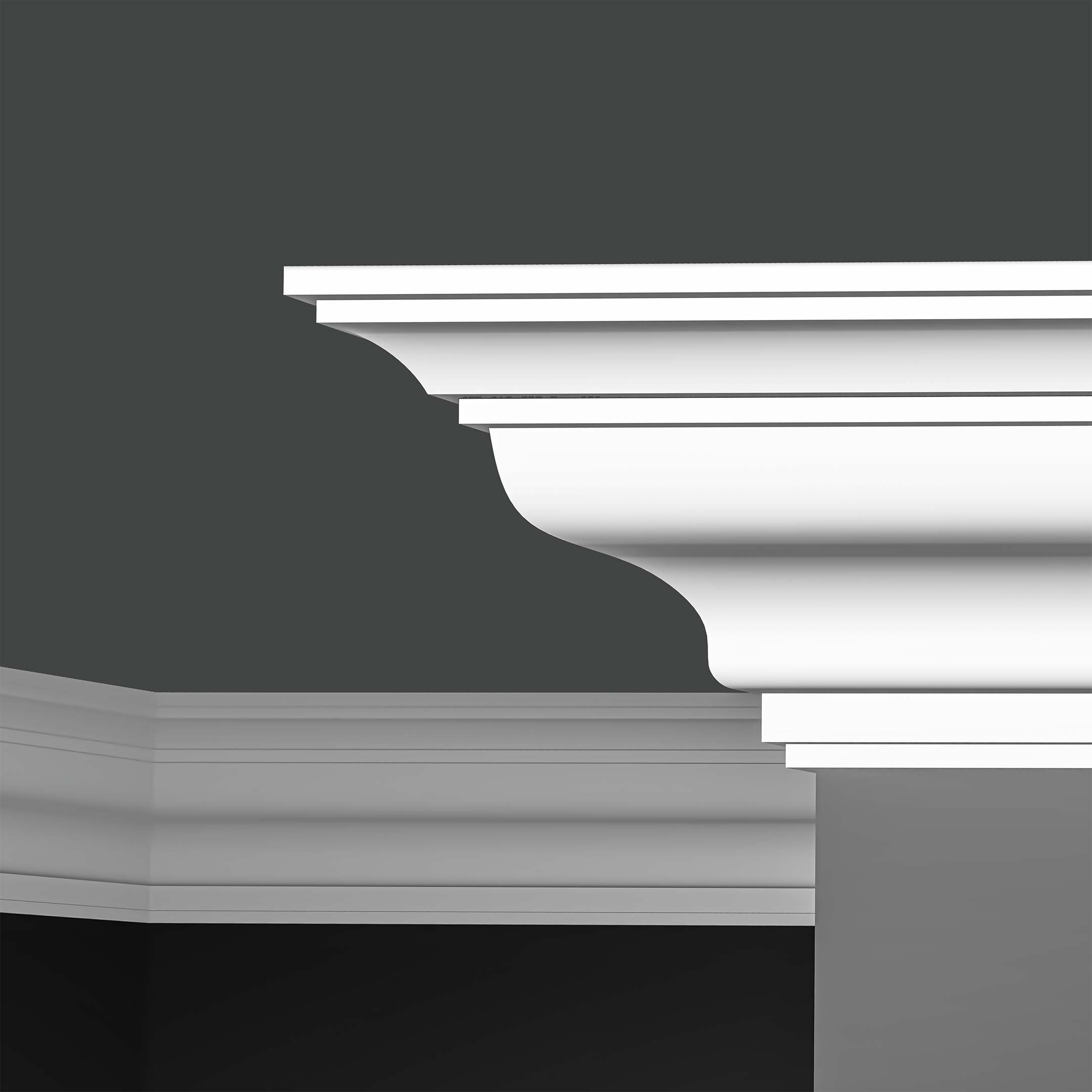Styrofoam Crown Mouldings – Styrofoam Plaster Coated Crown Mouldings
