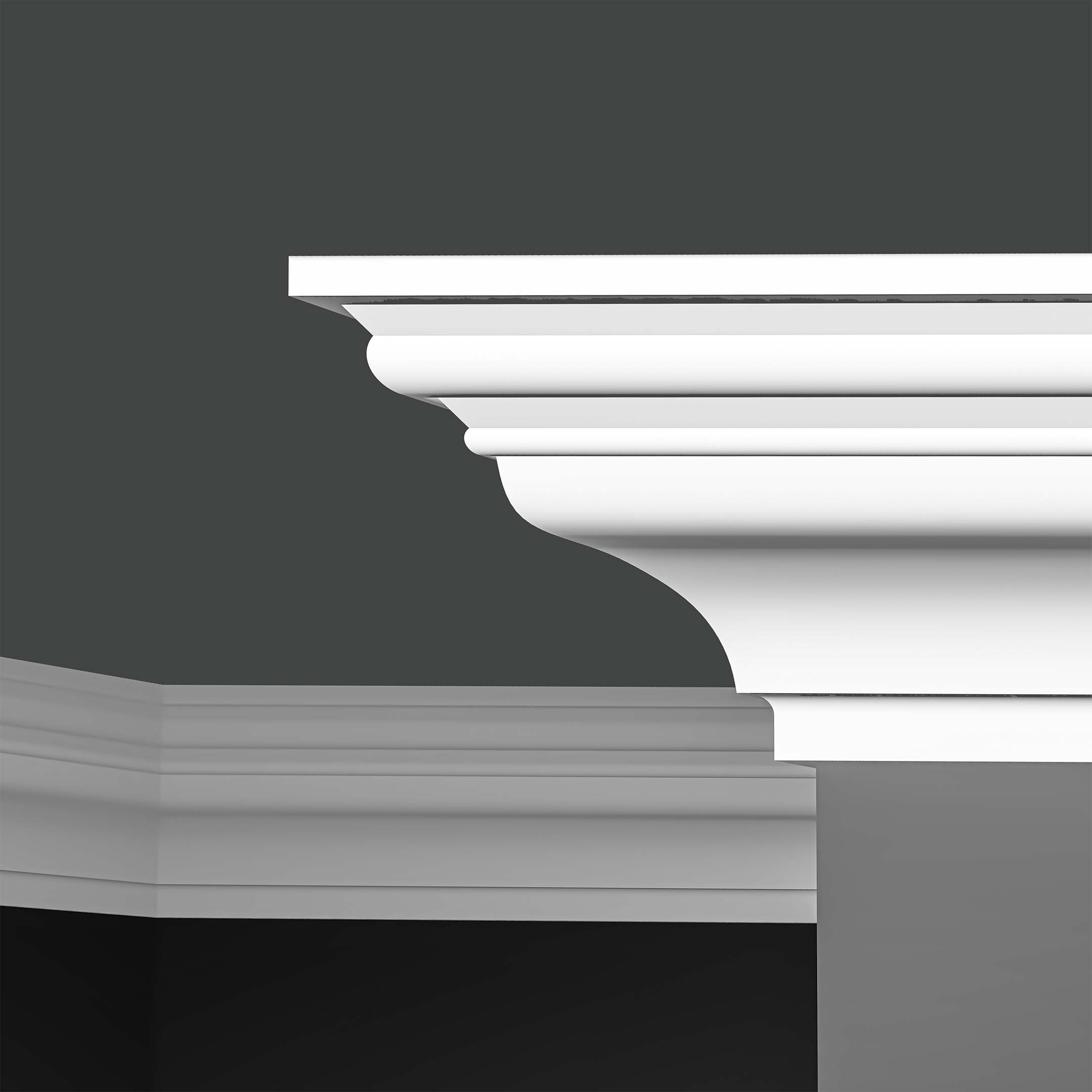 Styrofoam Crown Mouldings – Styrofoam Plaster Coated Crown Mouldings
