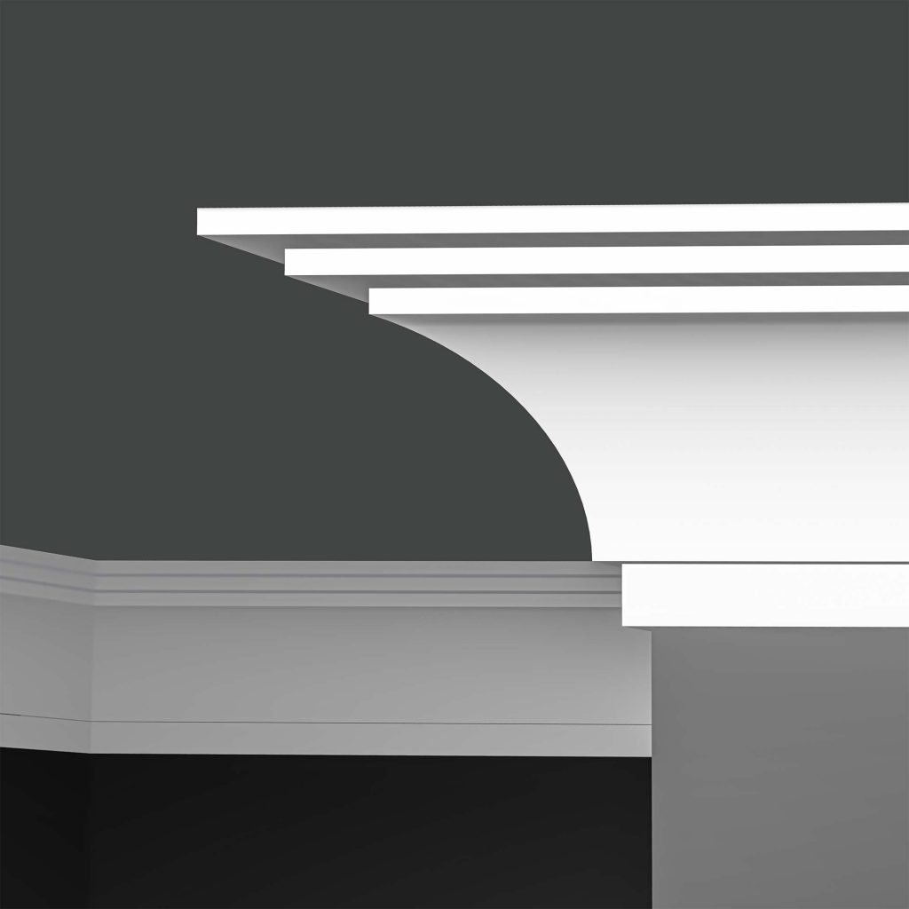 Styrofoam Crown Mouldings – Styrofoam Plaster Coated Crown Mouldings